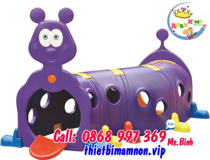 ĐỒ CHƠI BabyKing Hầm chui con sâu - Shop Đồ Chơi Khu Vui Chơi BabyKing